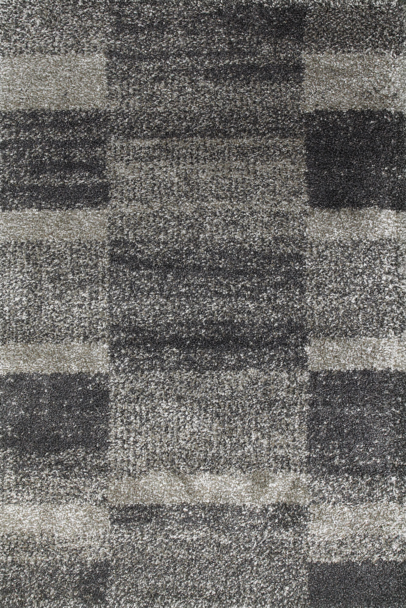 Ciro Shaggy Rug | Black Geometric Rugs | Free Shipping
