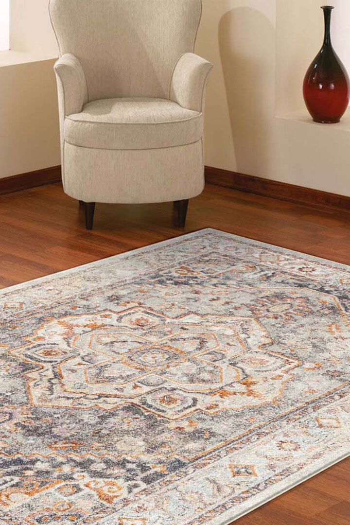 Lexi Classic Floral Medallion Rug(Size 150 x 80cm)
